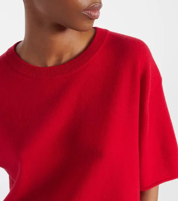 LISA YANG Cila Cashmere T-shirt - Red