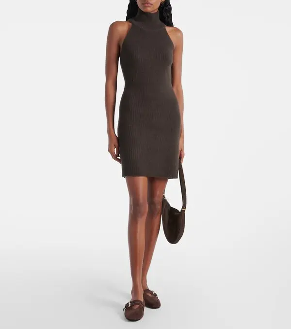 LISA YANG Lisa Cashmere Turtleneck Minidress