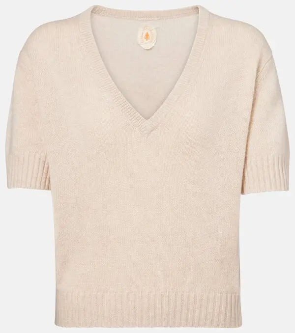 Jardin Des Orangers Cashmere Top - Beige