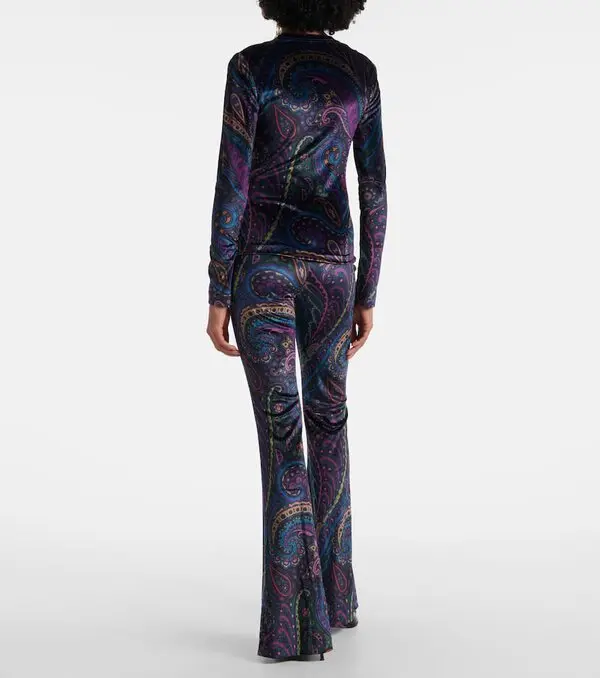 Etro Paisley Jersey Top