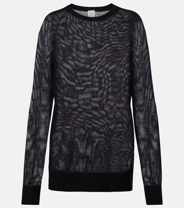 TOTEME Oversized Sweater - Black