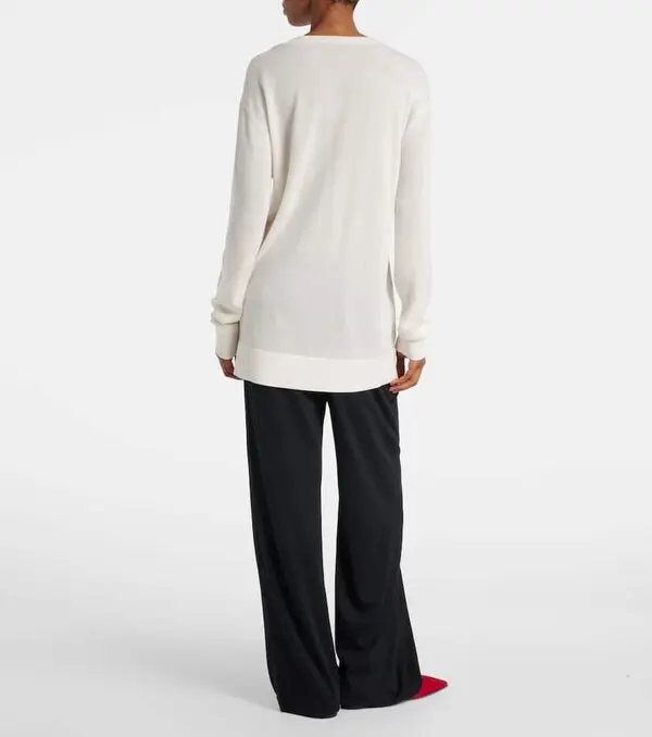 TOTEME Oversized Sweater - White