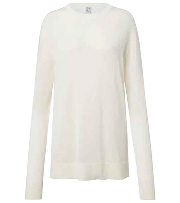 TOTEME Oversized Sweater - White