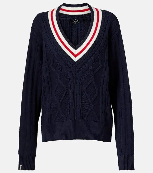 The Upside Renshaw Josette Cotton Sweater - Blue