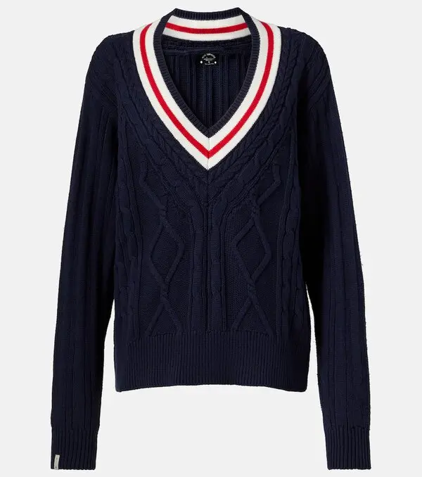 The Upside Renshaw Josette Cotton Sweater - Blue