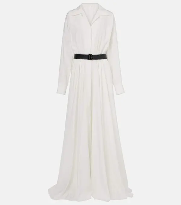 Norma Kamali Belted Gown