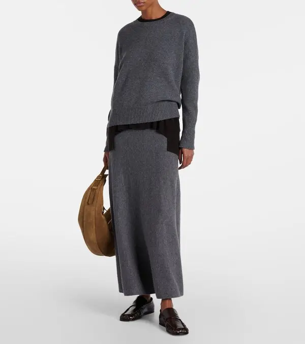 LISA YANG Mila Cashmere Sweater - Grey
