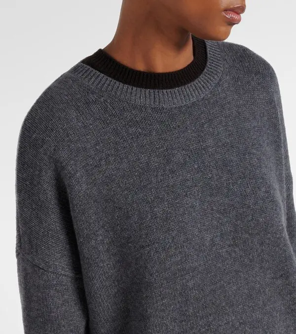 LISA YANG Mila Cashmere Sweater - Grey