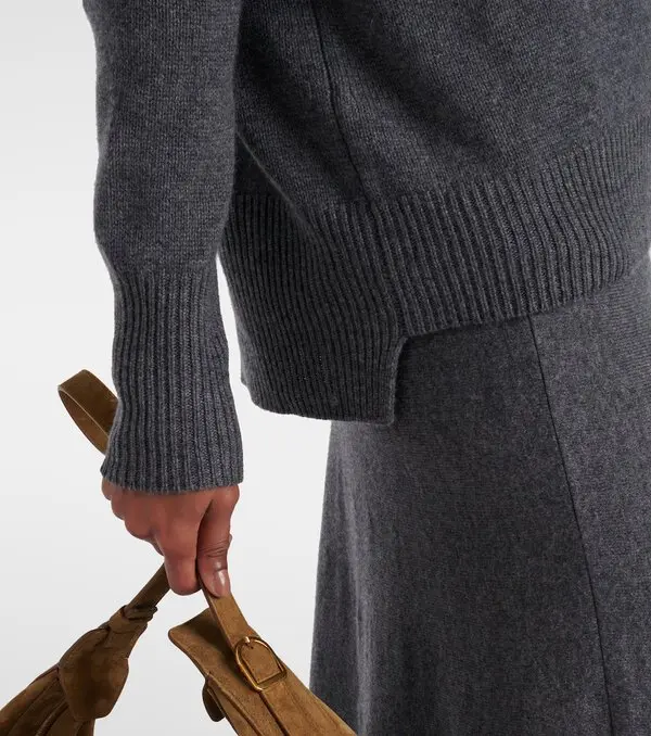LISA YANG Mila Cashmere Sweater - Grey