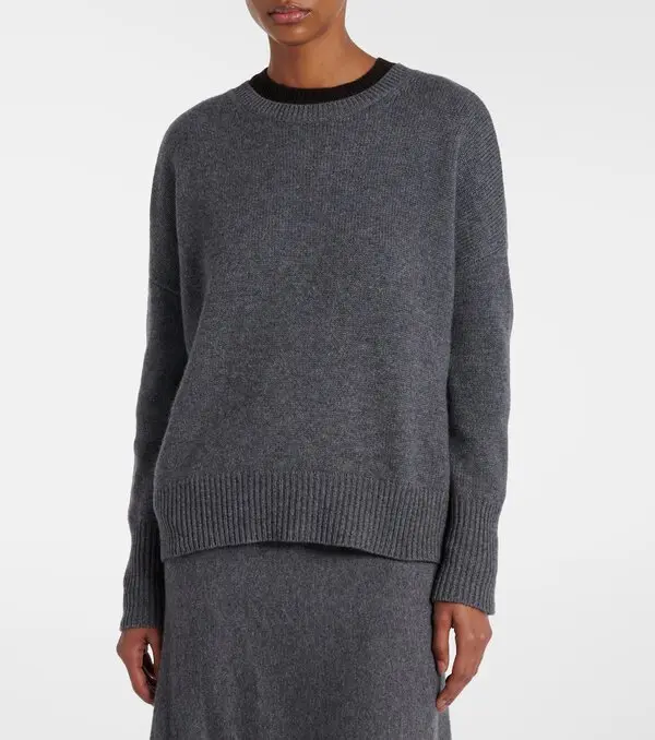 LISA YANG Mila Cashmere Sweater - Grey