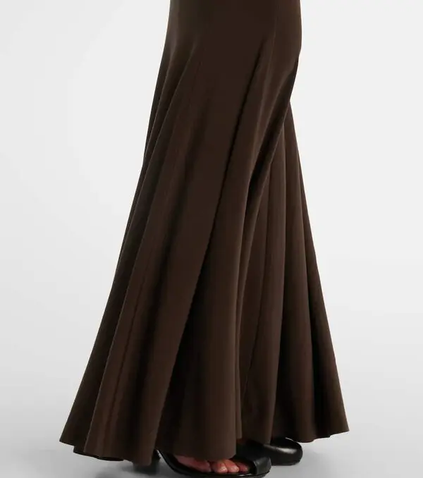 Norma Kamali Draped Jersey Gown