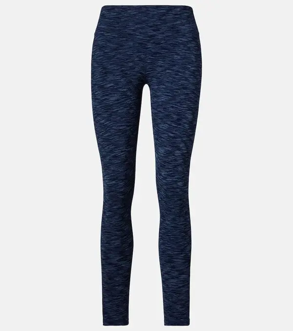 The Upside Mystere Reversible Printed Leggings - Blue
