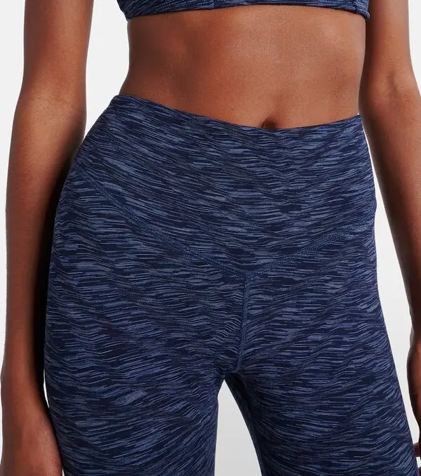 The Upside Mystere Reversible Printed Leggings - Blue