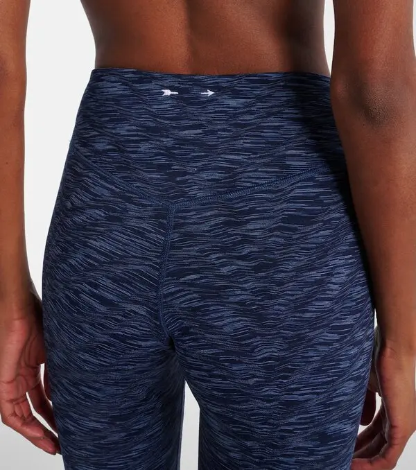 The Upside Mystere Reversible Printed Leggings - Blue