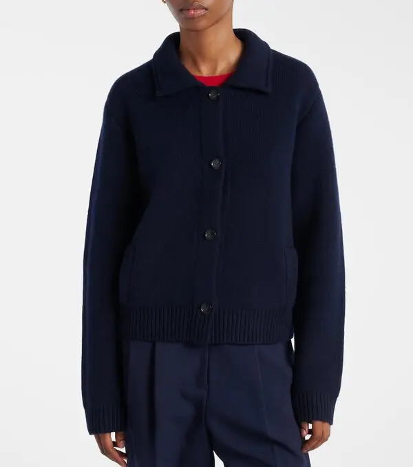 LISA YANG Lynna Cashmere Cardigan - Blue