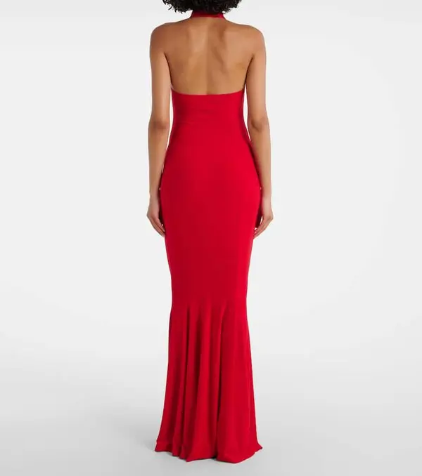 Norma Kamali Halterneck Gown