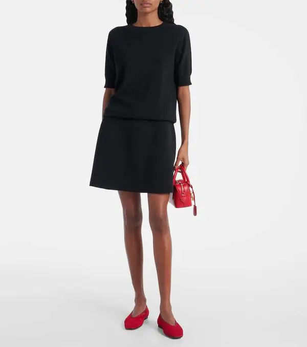 LISA YANG Kenza Cashmere T-shirt - Black