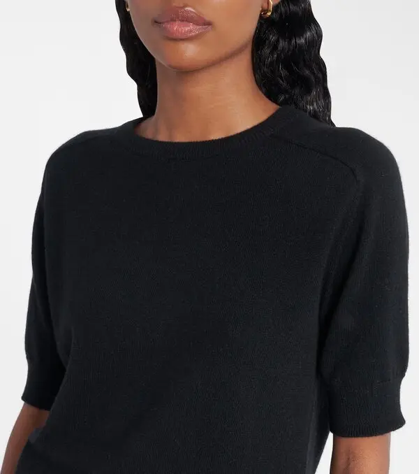 LISA YANG Kenza Cashmere T-shirt - Black