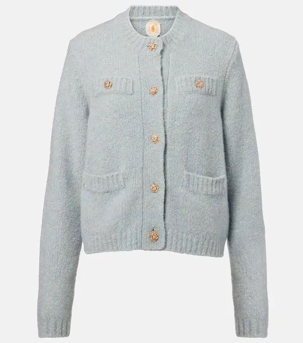 Jardin Des Orangers Cashmere-blend Cardigan - Blue