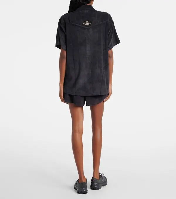 The Upside Saddle Up Cotton-blend Terry Shirt