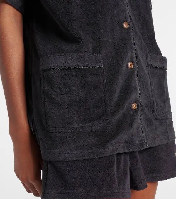 The Upside Saddle Up Cotton-blend Terry Shirt