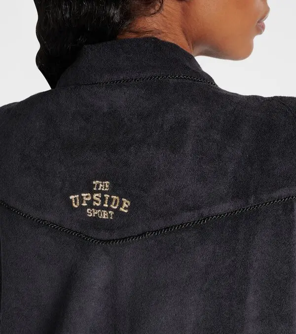 The Upside Saddle Up Cotton-blend Terry Shirt