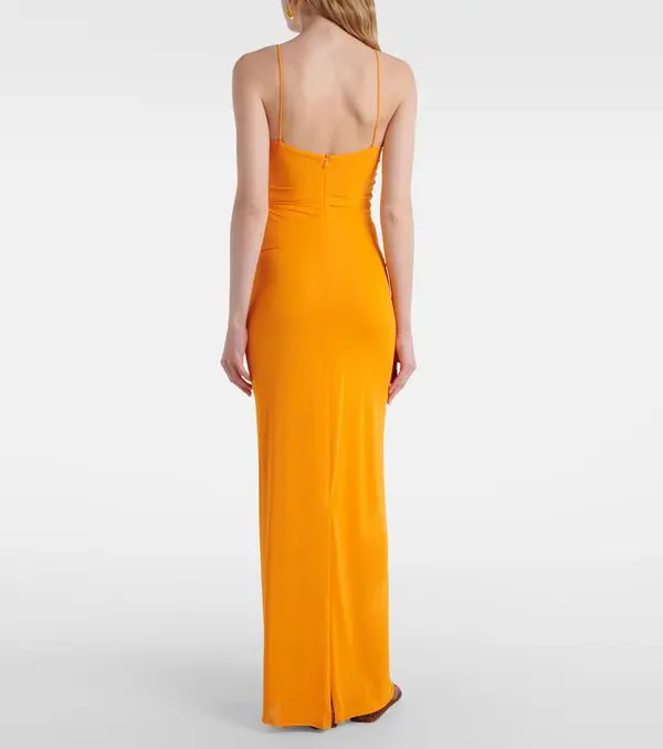 Christopher Esber Venus Cutout Maxi Dress - Orange