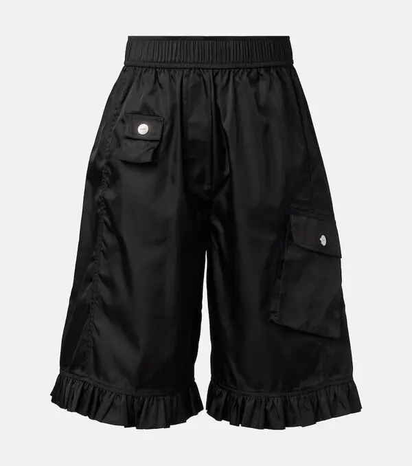 GANNI Ruffled Cargo Shorts