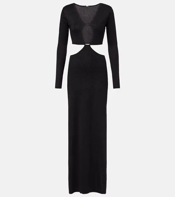 SAME Cutout Maxi Dress - Black