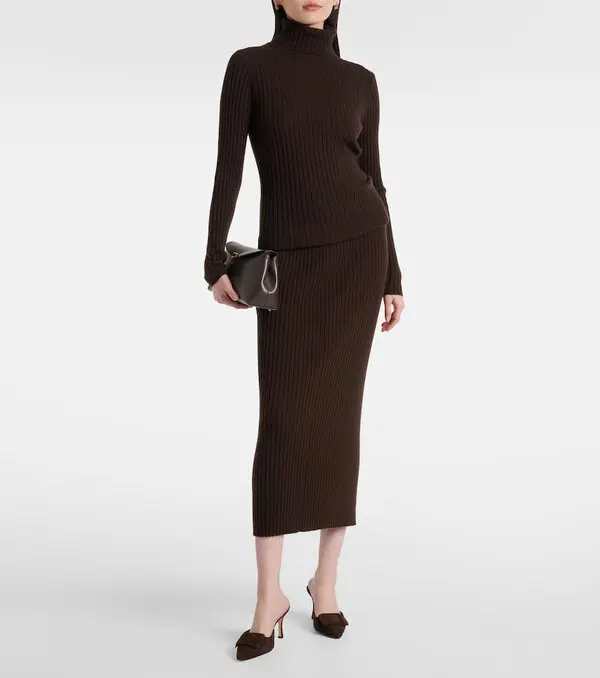 Jardin Des Orangers Ribbed-knit Cashmere Turtleneck