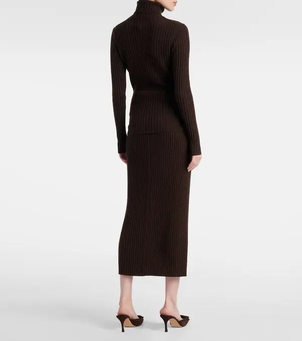 Jardin Des Orangers Ribbed-knit Cashmere Turtleneck