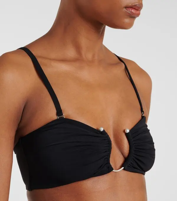 Christopher Esber Embellished Bikini Top