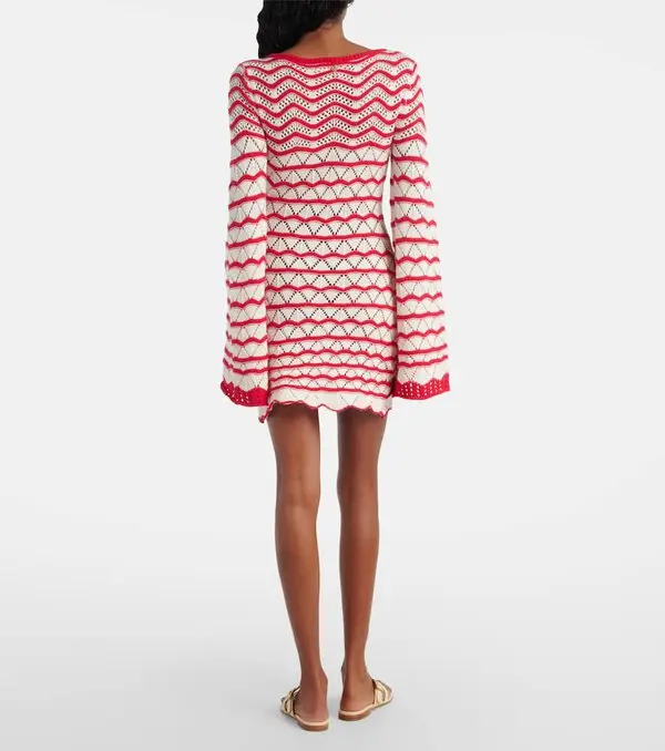 BANANHOT Rey Knitted Cotton-blend Minidress