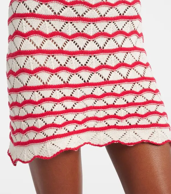 BANANHOT Rey Knitted Cotton-blend Minidress