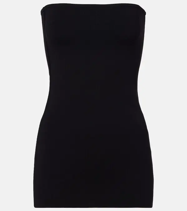 TOTEME Jersey Tube Top - Black