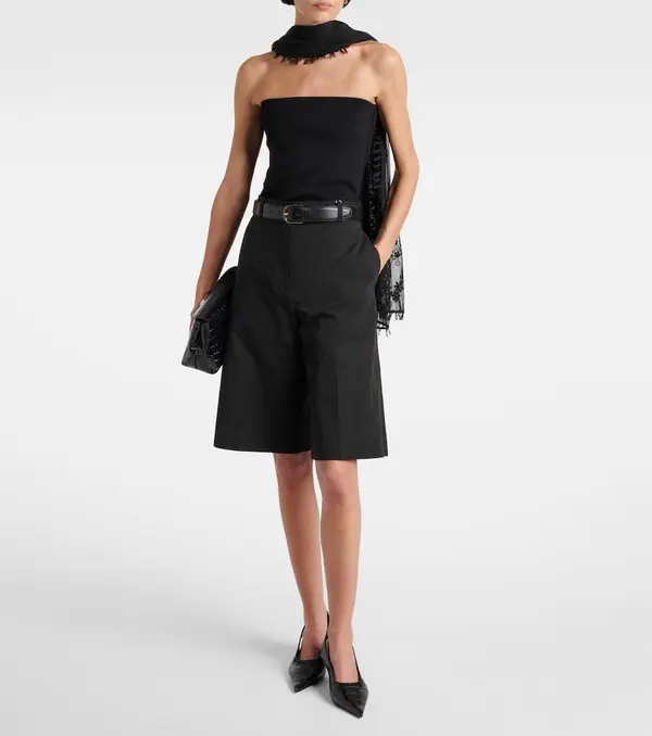 TOTEME Ribbed Jersey Tube Top