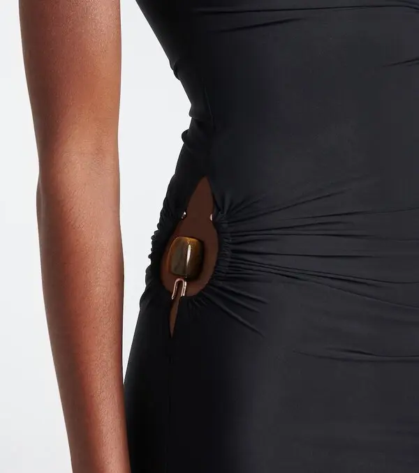 Christopher Esber Orbit Ruched Mini Dress