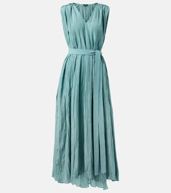 JOSEPH Martini Silk Maxi Dress - Blue