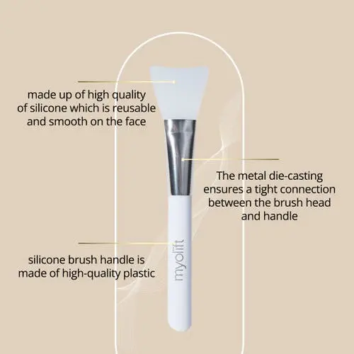 7E WELLNESS Silicone Brush Applicator For Skincare