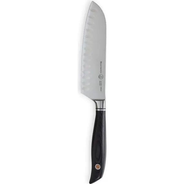 MESSERMEISTER Santoku Knife With Kullens 6.5 Inches - Blacksmith