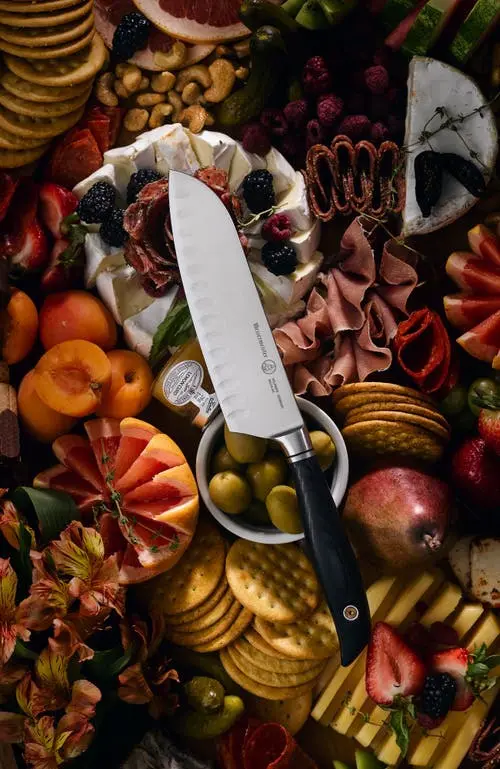 MESSERMEISTER Santoku Knife With Kullens 6.5 Inches