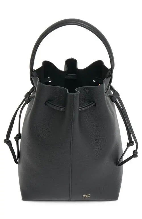 MANSUR GAVRIEL Dea Leather Bucket Bag - Black