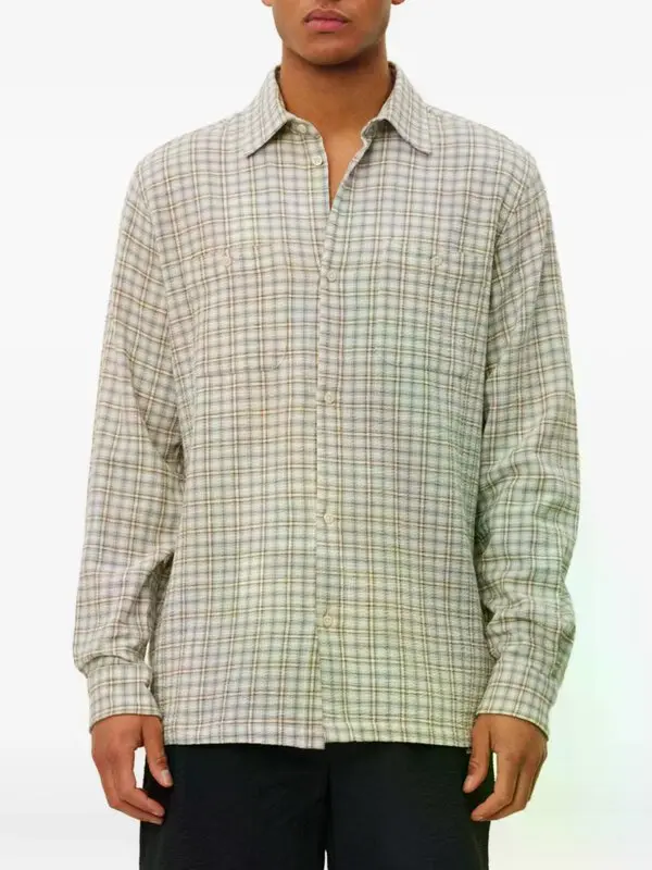 LES DEUX Checked Chest-pocket Shirt