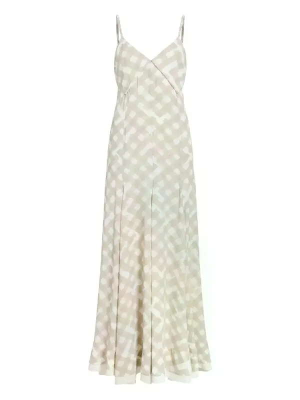 smocked off the shoulder maxi dress Aveline