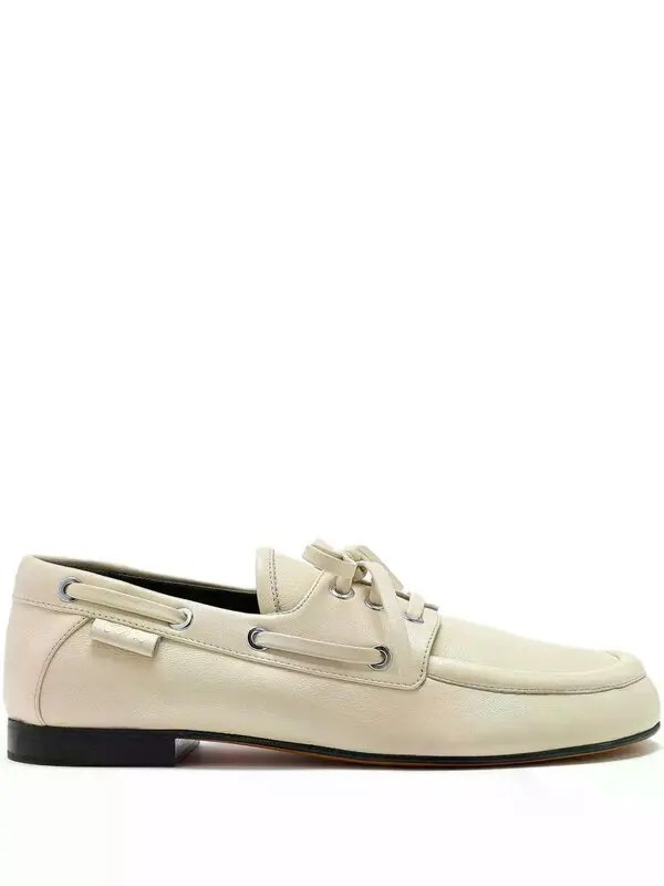 Proenza Schouler Leather Deck Shoes - Neutrals