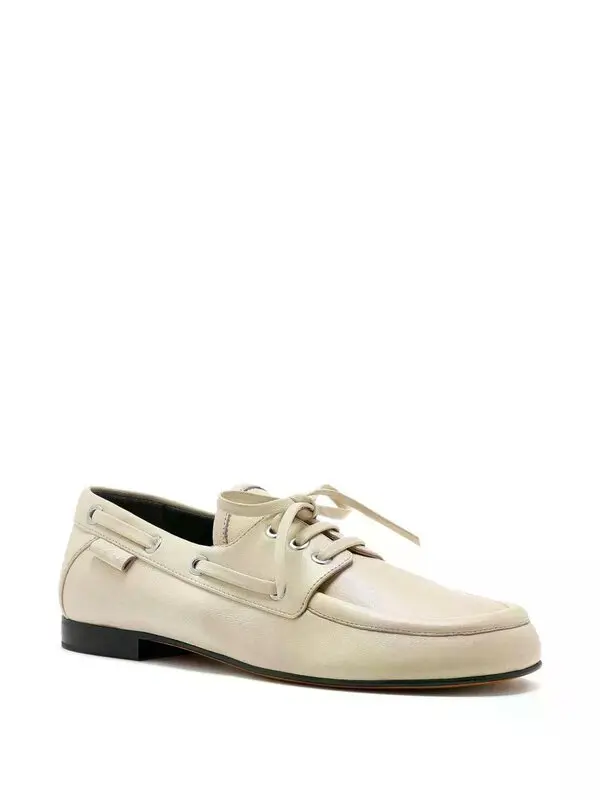 Proenza Schouler Leather Deck Shoes - Neutrals