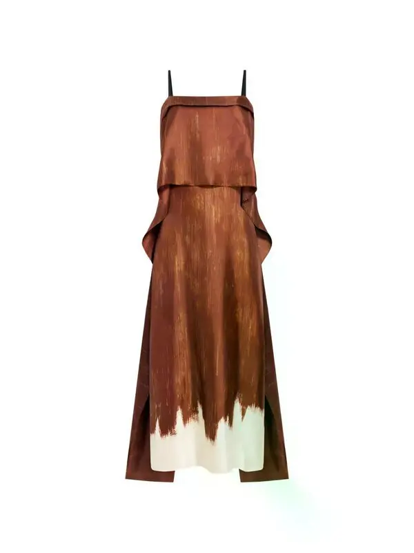 Proenza Schouler Wilma Midi Dress - Brown
