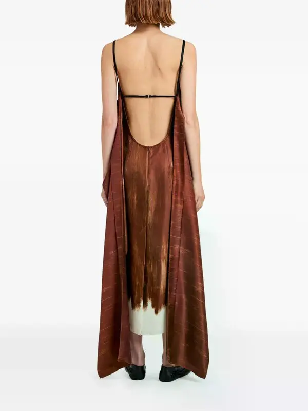 Proenza Schouler Wilma Midi Dress - Brown