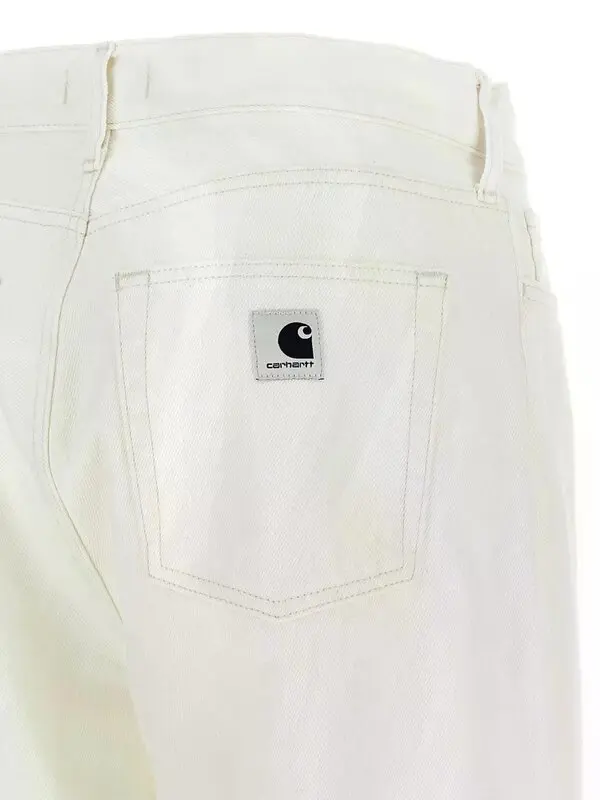 Carhartt Work In Progress Logo-patch Cotton Jeans
