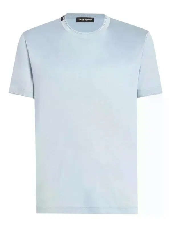 Dolce & Gabbana Silk T-shirt - Blue